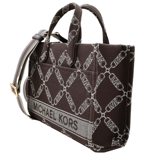 Michael Kors Gigi Empire Logo Jacquard Print Top Handle Tote 30F3G3GC7J ...