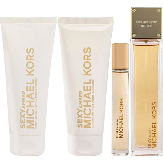 Michael Kors Ladies Sexy Amber Gift Set Fragrances 800050174325 - Fragrances, Sexy Amber - Jomashop