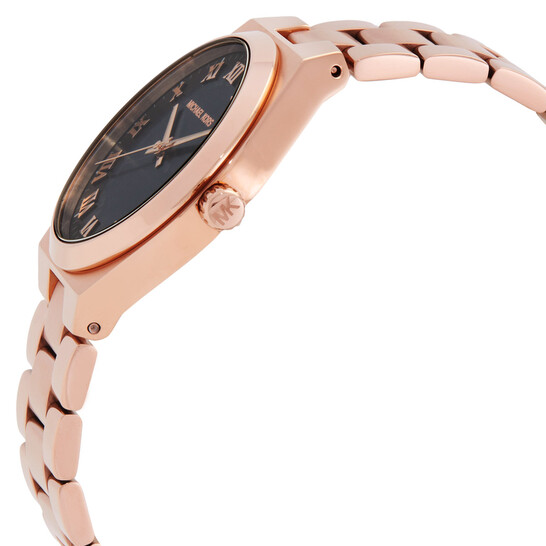 Michael Kors Lennox Quartz Black Dial Ladies Watch MK7392 796483619814 ...