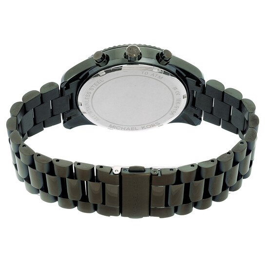 Michael Kors Lexington Chronograph Quartz Green Dial Men's Watch MK9166 ...