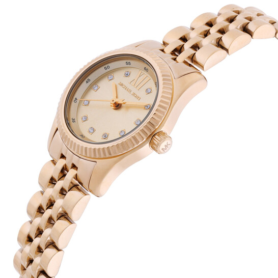 Michael Kors Lexington Gold Dial Ladies Watch MK4741 796483631854 ...