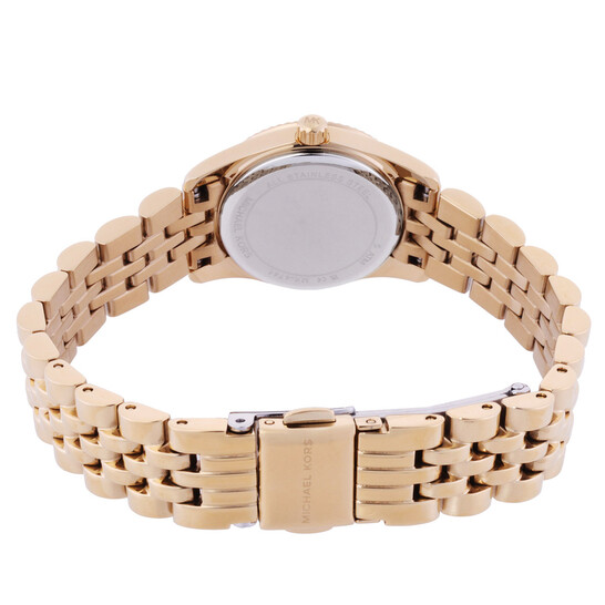 Michael Kors Lexington Gold Dial Ladies Watch MK4741 796483631854 ...
