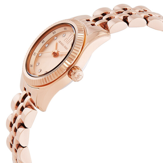 Michael Kors Lexington Quartz Rose Gold Dial Ladies Watch MK4739 ...