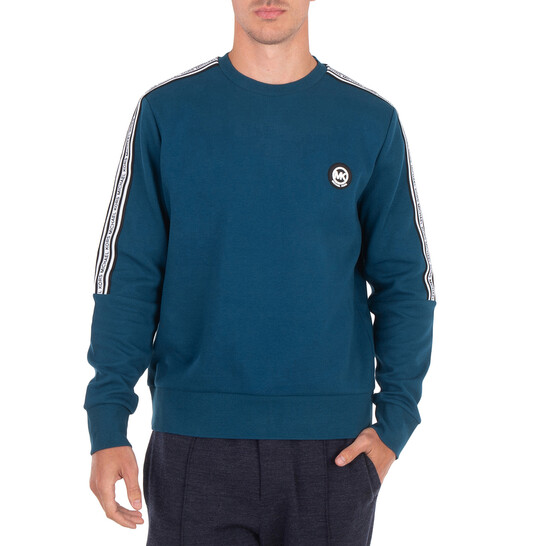 Michael Kors Logo Tape Crew Neck Sweatshirt, Size Medium CS250QA5MF-424 ...