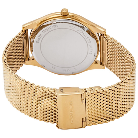 Michael Kors Slim Runway Gold Dial Men's Watch MK8625 796483388925 ...