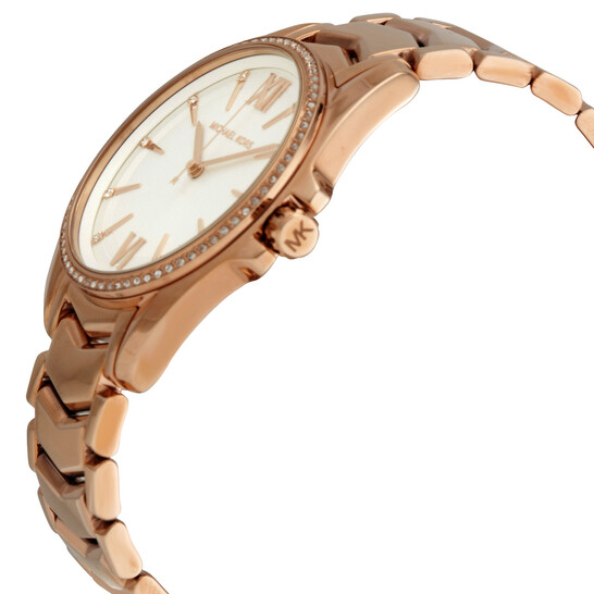Michael Kors Whitney Quartz Crystal White Dial Ladies Watch MK6694 ...