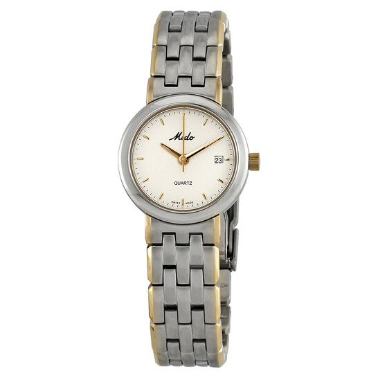Mido Madison White Dial Two-tone Ladies Watch M2465.9.16.1 M24659161 ...