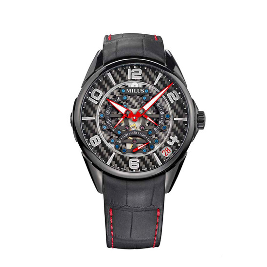 Milus Tirion TriRetrograde Automatic Men's Watch TIRI200 - Watches, Tirion - Jomashop