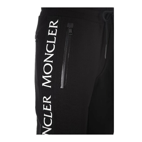 Moncler Drawstring Logo Embroidered Pants, Size Large I20918H00011 ...