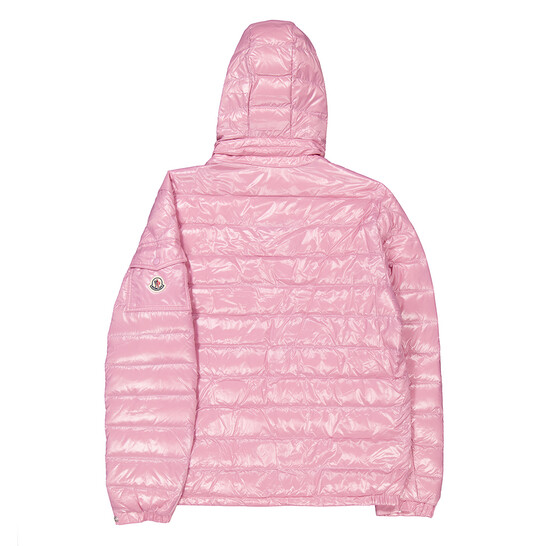 Moncler Quilted Logo-Print Padded Jacket, Brand Size 4 (X-Large ...