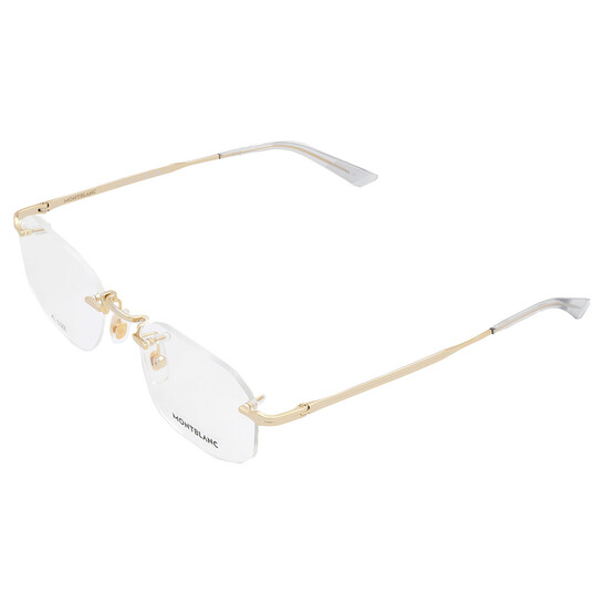 Montblanc Demo Geometric Men's Eyeglasses MB0307O 001 54 889652447568 ...