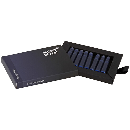 Montblanc Midnight Blue Ink Cartridges - Set of 8 105195 723905763534 ...