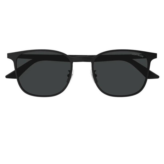 Montblanc Smoke Square Men's Sunglasses MB0331S 001 54 889652477497 ...