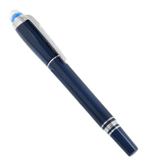 Montblanc StarWalker Blue Planet Precious Resin Fountain Pen 132439 ...