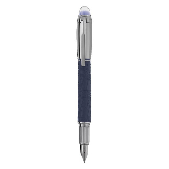 Montblanc Starwalker Space Blue Doue Fountain Pen (F) 130214 ...