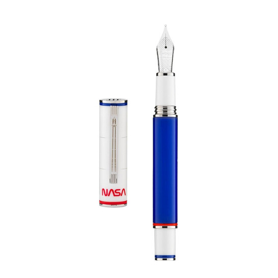 Montegrappa Nasa Atlantis Fountain Pen Fine Nib ISN1R2BP 8033231633930 ...