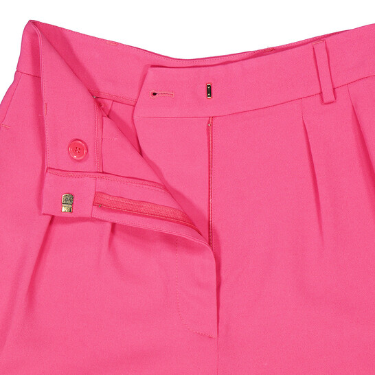 Moschino Ladies Fuschia Turn-Up Brim Tailored Shorts, Brand Size 36 (US ...