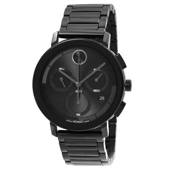 Movado Bold Evolution 2.0 Chronograph Quartz Black Dial Men's Watch 3601099 - Watches, Bold ...