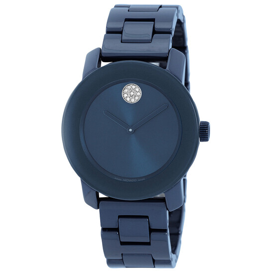 Movado Bold Evolution Quartz Blue Dial Ladies Watch 3600805 - Watches ...