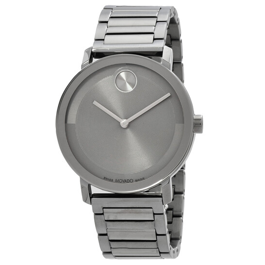 Movado Bold Evolution Quartz Grey Dial Unisex Watch 3601096 - Watches ...
