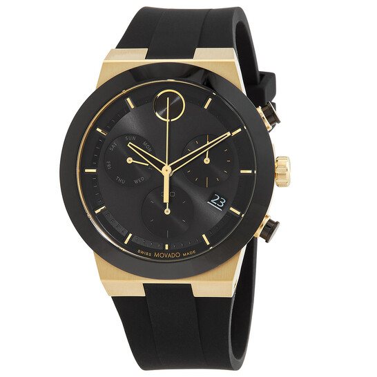 Movado Bold Fusion Chronograph Quartz Black Dial Men's Watch 3600855 ...
