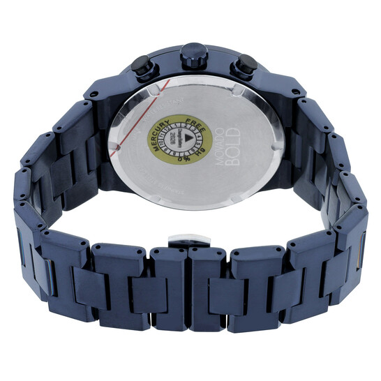 Movado Bold Fusion Quartz Blue Dial Men's Watch 3600859 885997452212 ...