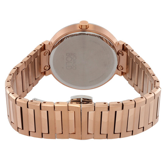 Movado Bold Quartz Rose Gold Dial Ladies Watch 3601147 - Watches, Bold ...