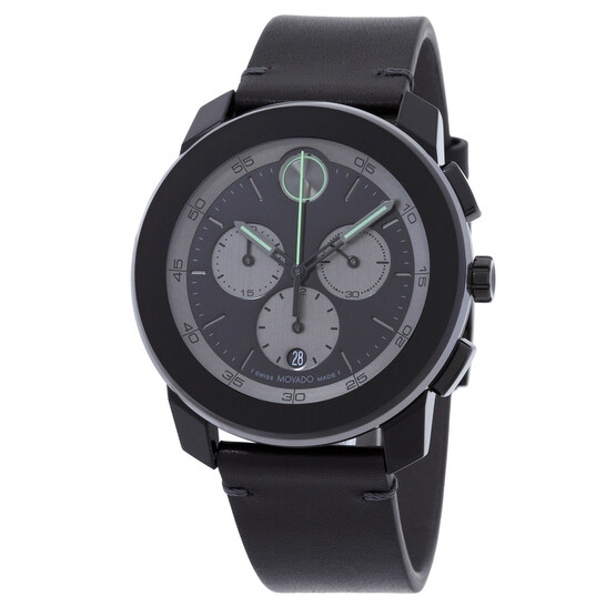 Movado Bold TR90 Chronograph Quartz Black Dial Men's Watch 3601092 ...