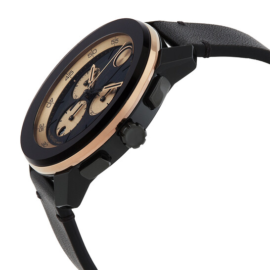 Movado Bold TR90 Chronograph Quartz Black Dial Men's Watch 3601114 ...