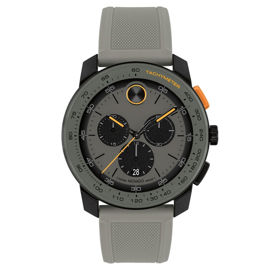 Movado BOLD TR90 Chronograph Quartz Grey Dial Men's Watch 3601216 ...