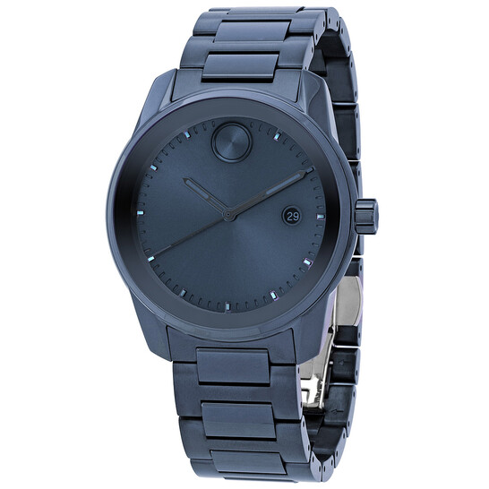 Movado Bold Verso Quartz Blue Dial Men's Watch 3600862 - Watches, Bold ...