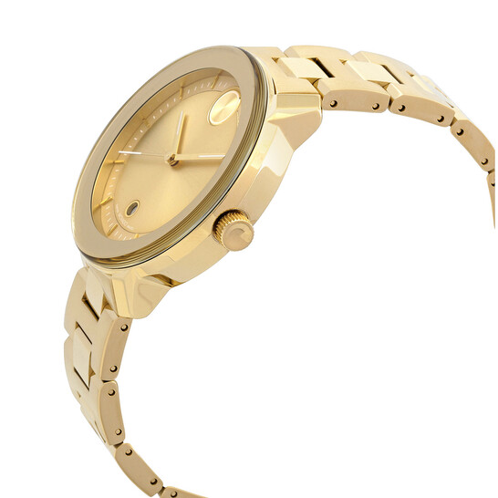 Movado Bold Verso Quartz Gold Dial Ladies Watch 3600871 - Watches, Bold ...