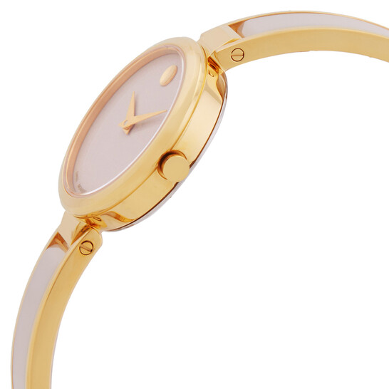 Movado Moda Quartz Pink Dial Ladies Watch 0607867 - Movado, Moda - Jomashop