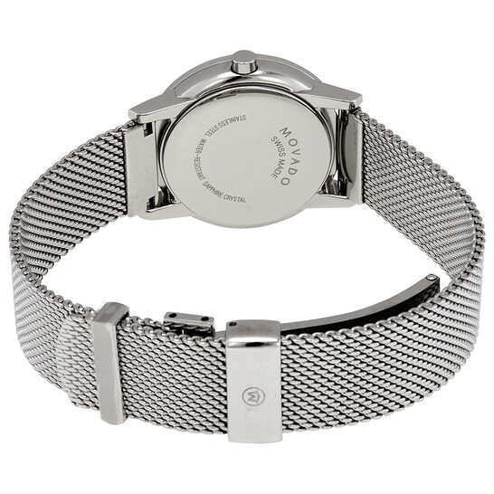 Movado Museum Classic Blue Mother of Pearl Dial Ladies Watch 0607425 ...