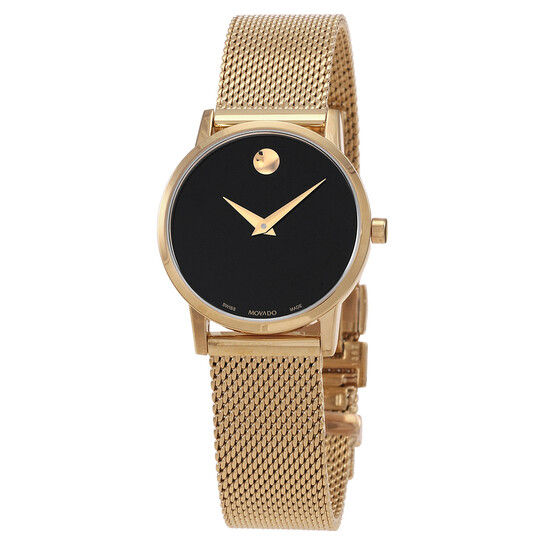 Movado Museum Classic Quartz Black Dial Ladies Watch 0607627 ...