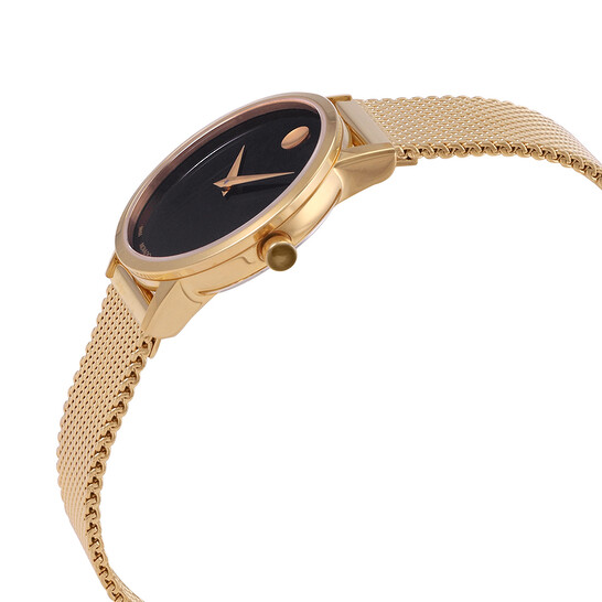 Movado Museum Classic Quartz Black Dial Ladies Watch 0607627 ...
