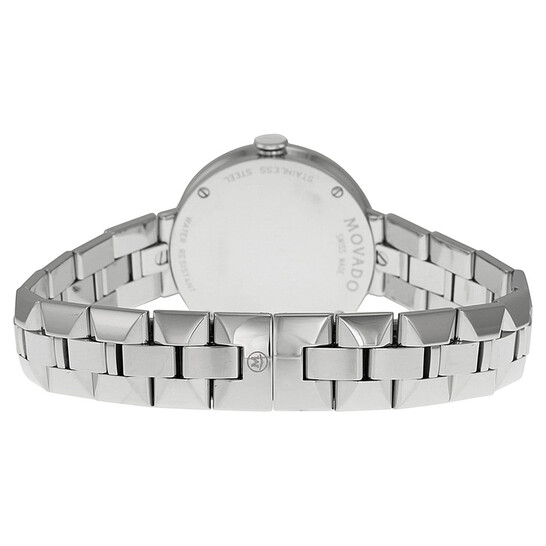 Movado Sapphire Silver Dial Stainless Steel Ladies Watch 0606814 ...