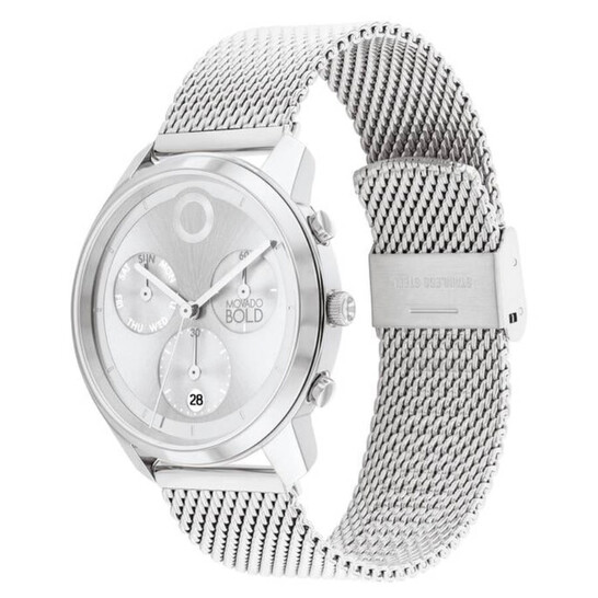 Movado Trend Element Chronograph Quartz Silver Dial Men's Watch 3601024 ...