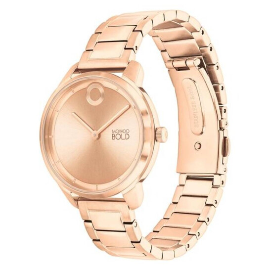 Movado Trend Element Quartz Rose Gold Dial Ladies Watch 3600979 ...