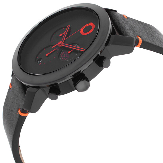 Movado Trend Impulse Chronograph Quartz Black Dial Men's Watch 3601068 ...