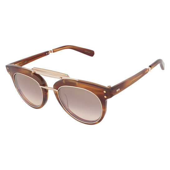 Mr. Leight LAUREL SL Round Sunglasses ML2001 BW-12KWG/CYN 50 ...