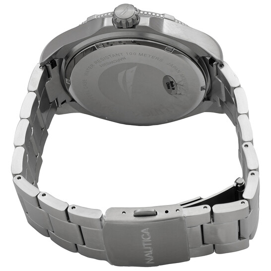 Nautica Clearwater Beach Quartz Black Dial Men's Watch NAPCWS301 ...
