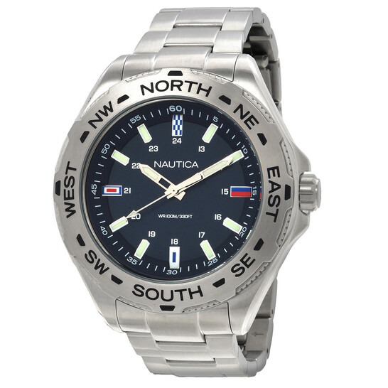 Nautica Clearwater Beach Quartz Blue Dial Men's Watch NAPCWS305 ...