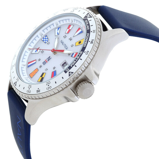 Nautica Cocoa Beach Off-White Dial Men's Watch NAPCBA129 656086105858 ...