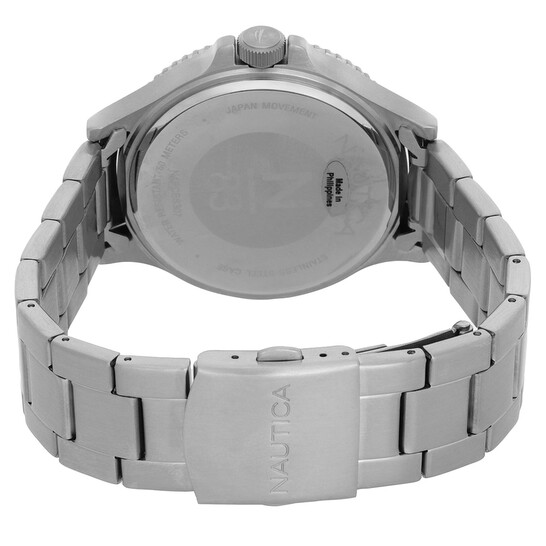 Nautica Cocoa Beach Solar-Powered Black Dial Men's Watch NAPCBS307 ...