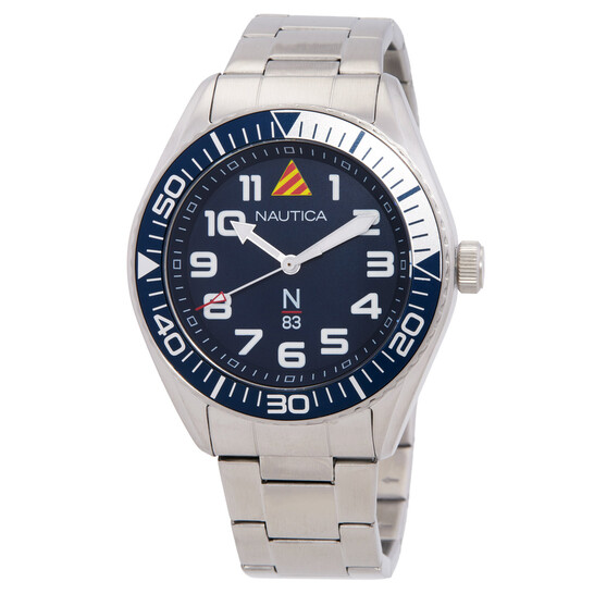 Nautica Finn World Quartz Blue Dial Men's Watch NAPFWF204 656086108620 ...