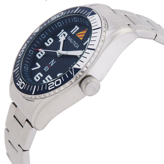 Nautica Finn World Quartz Blue Dial Men's Watch NAPFWF204 656086108620 ...