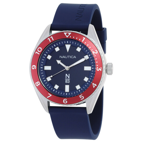 Nautica Finn World Quartz Blue Dial Men's Watch NAPFWF404 656086111309 ...
