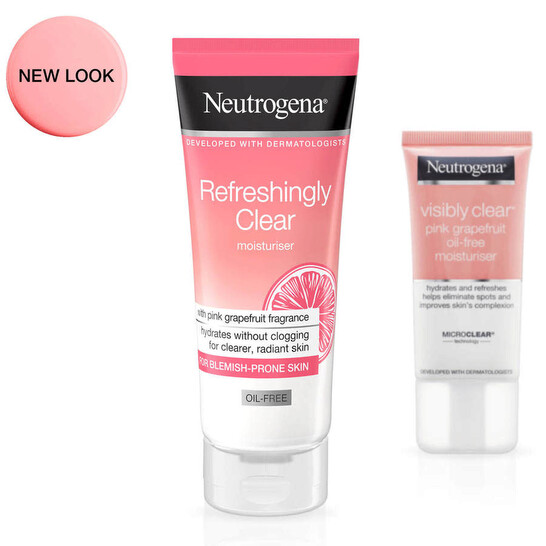 Neutrogena Refreshingly Clear Pink Gragefruit Moisturiser 50 Ml ...