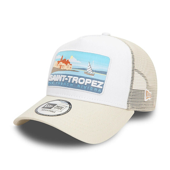New Era Saint Tropez A-Frame Trucker Cap, Size One Size 60503541-OPEN WHITE 197882806940 - Jomashop